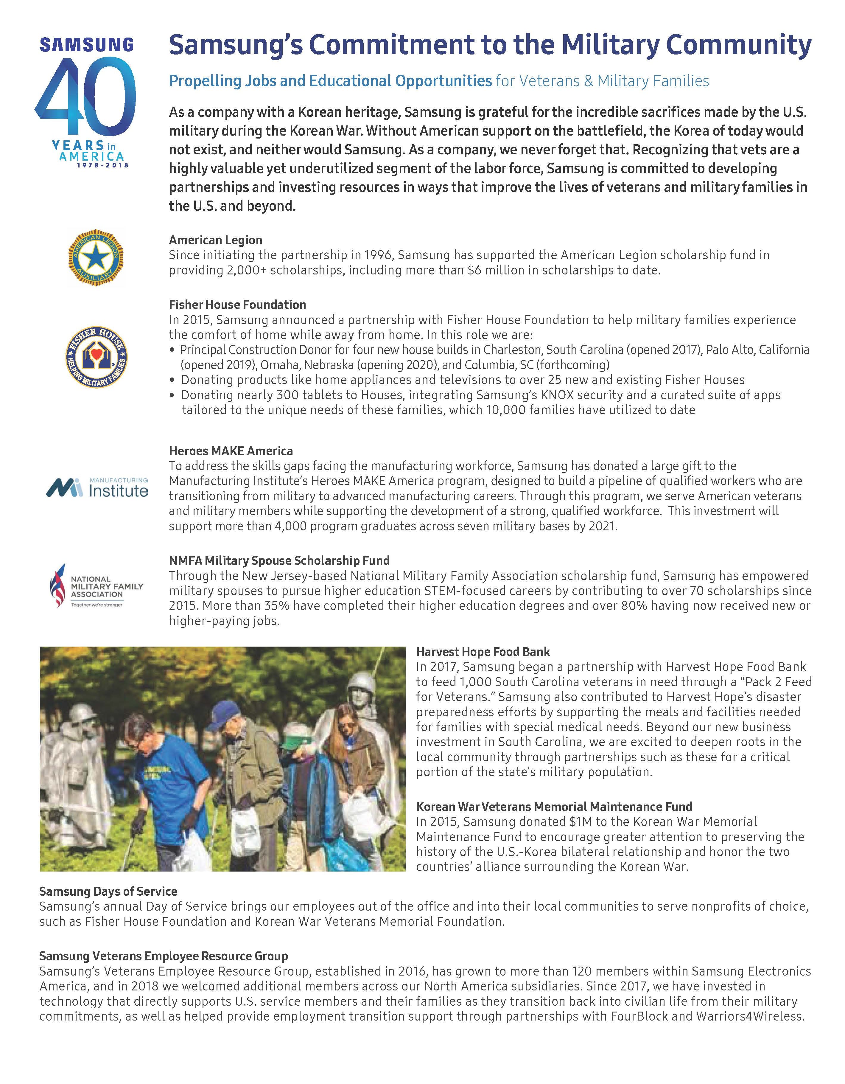 Samsung’s Commitment to the Military Community - Samsung US Newsroom