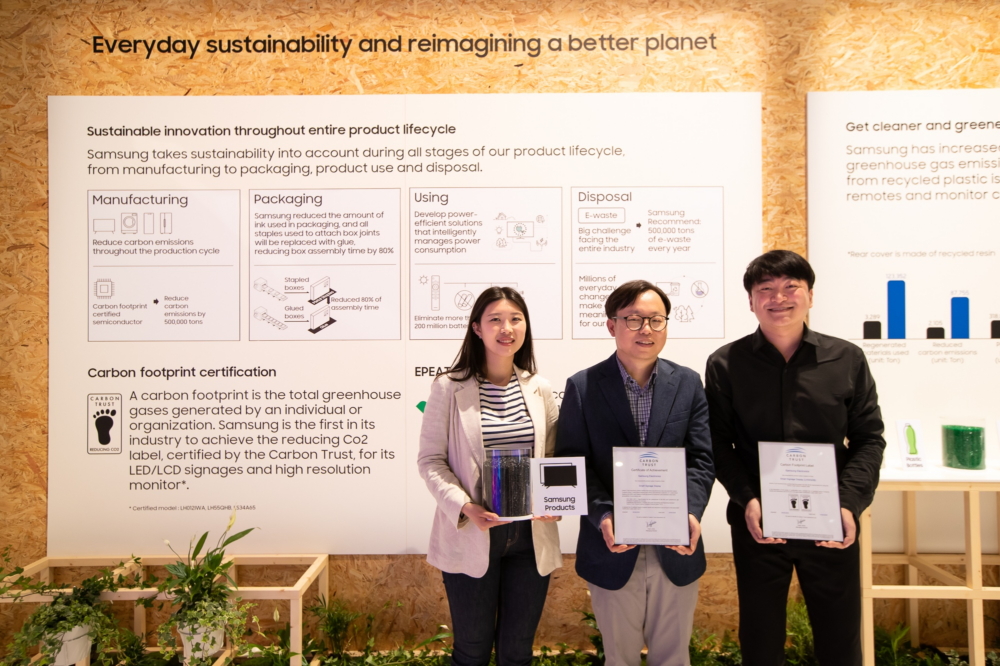 Samsung Electronics Makes Eco-Conscious Efforts With Its Going Green ...